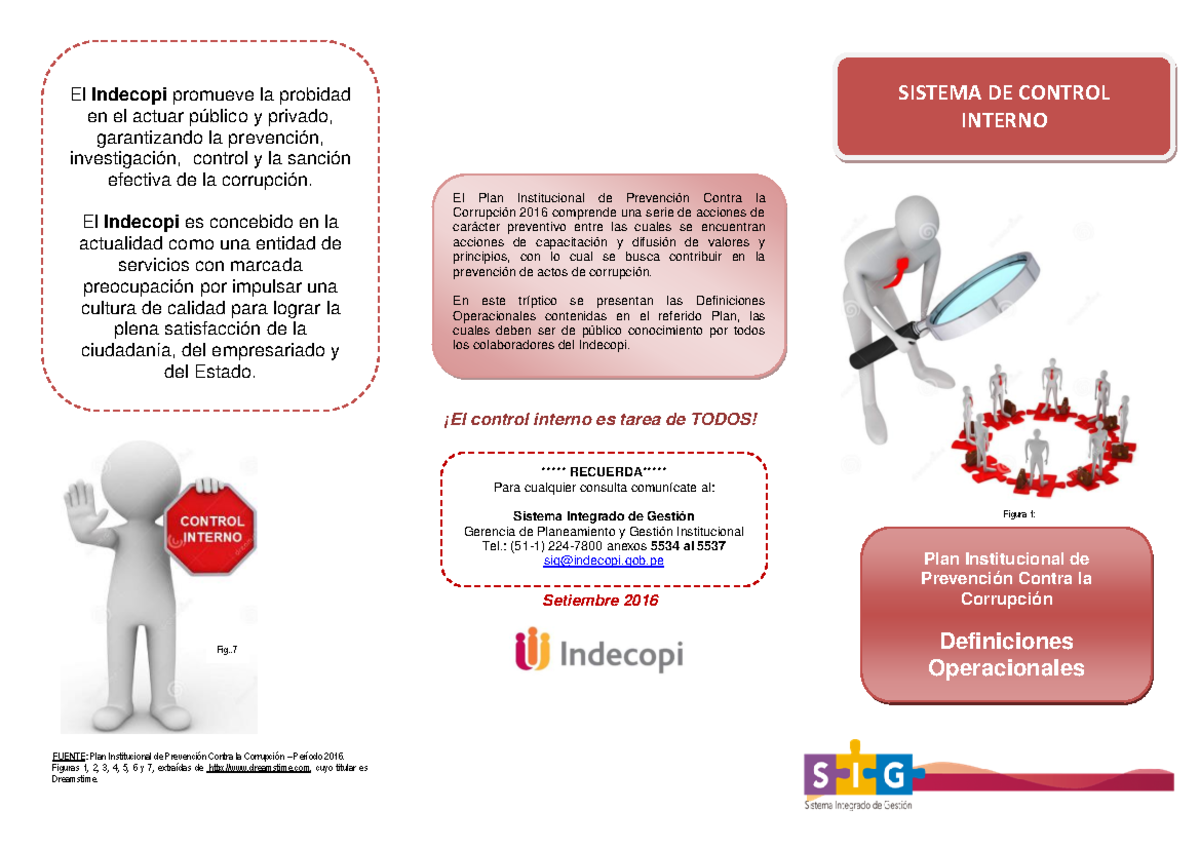 Triptico Definiciones Operacionales - ***** RECUERDA***** Para ...