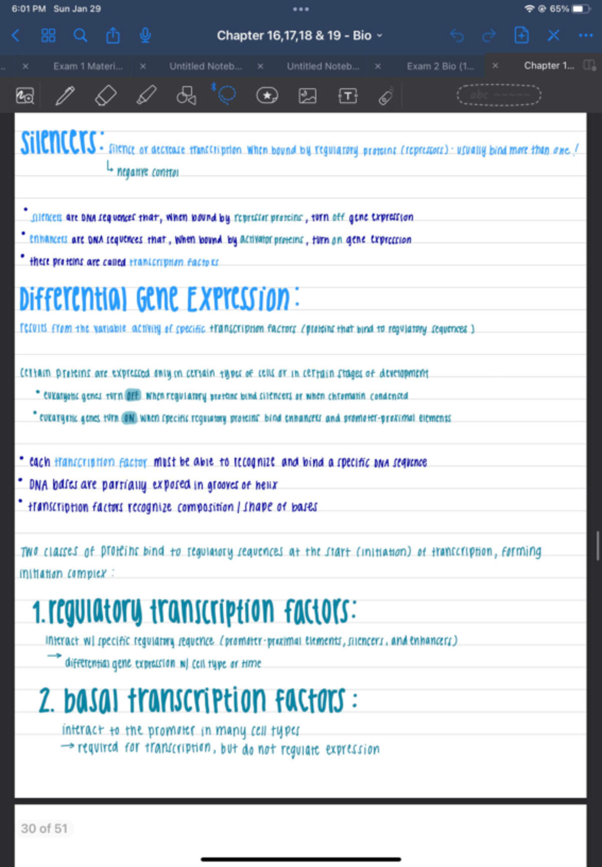 Chapter 19 Notes - 23 (C) Chapter 16,17,18 19 Bio Exam 1 Materi ...