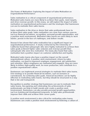 Sales Representation - Crafting a successful sales presentation ...