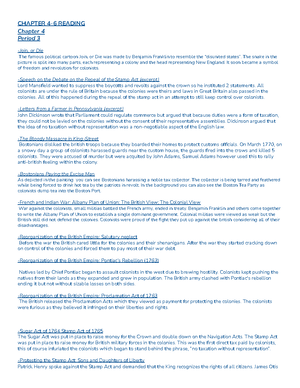 History Chapter 4 HIPP Document Analysis -For Period 4, I want you to ...