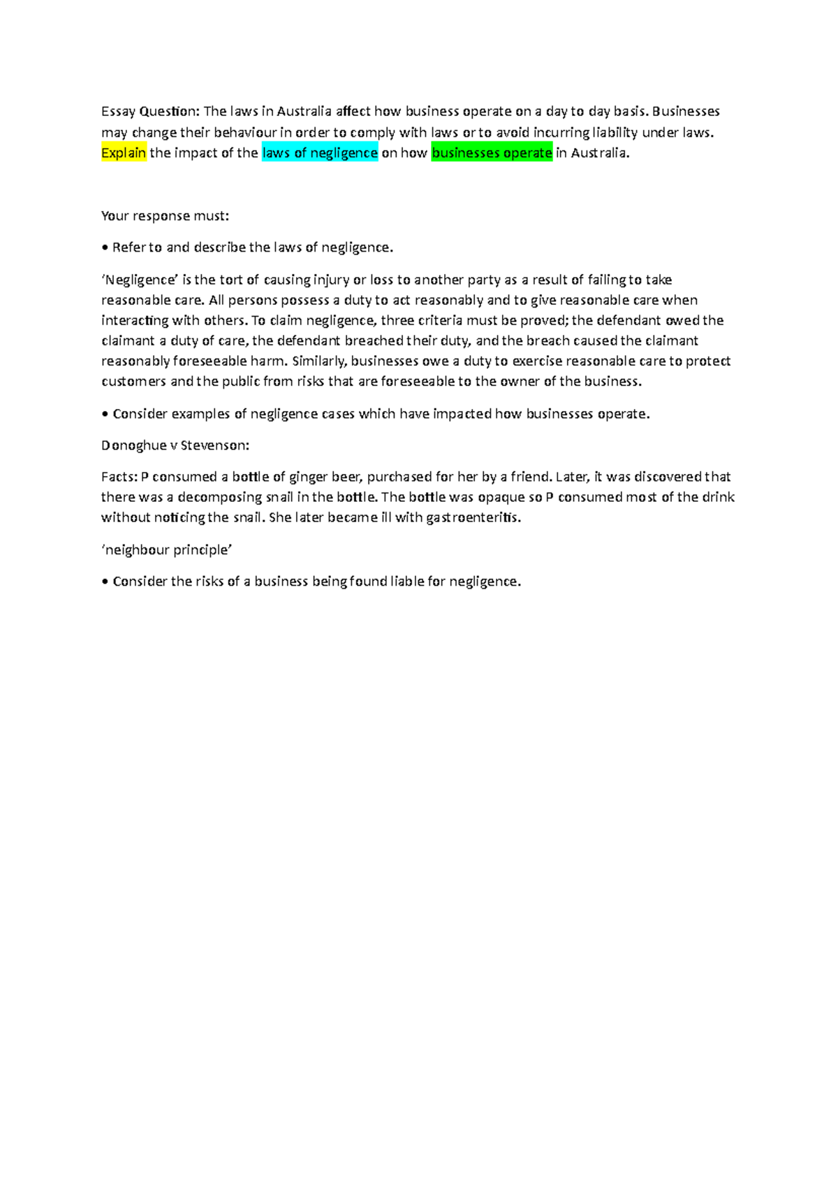 Essay Question Assignment TABL1710 - TABL1710 - UNSW Sydney - Studocu