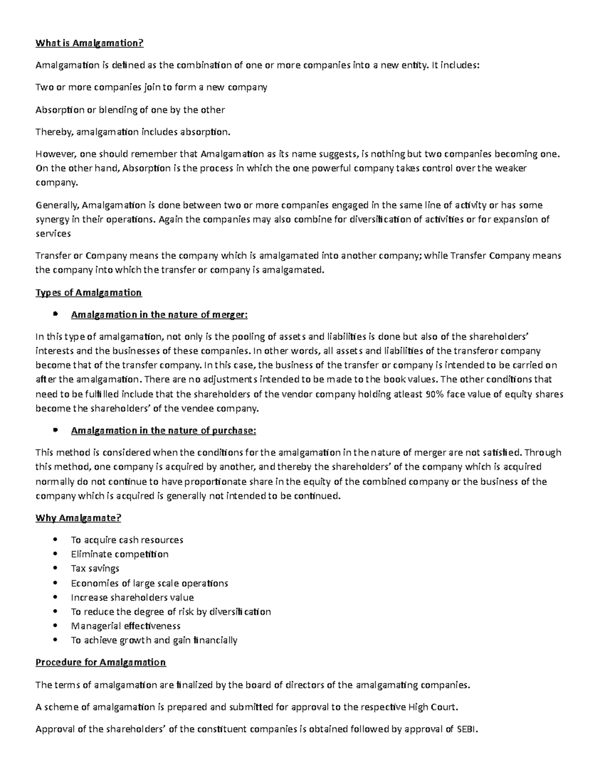 Amalgamation - What is Amalgamation? Amalgamation is defined as the ...