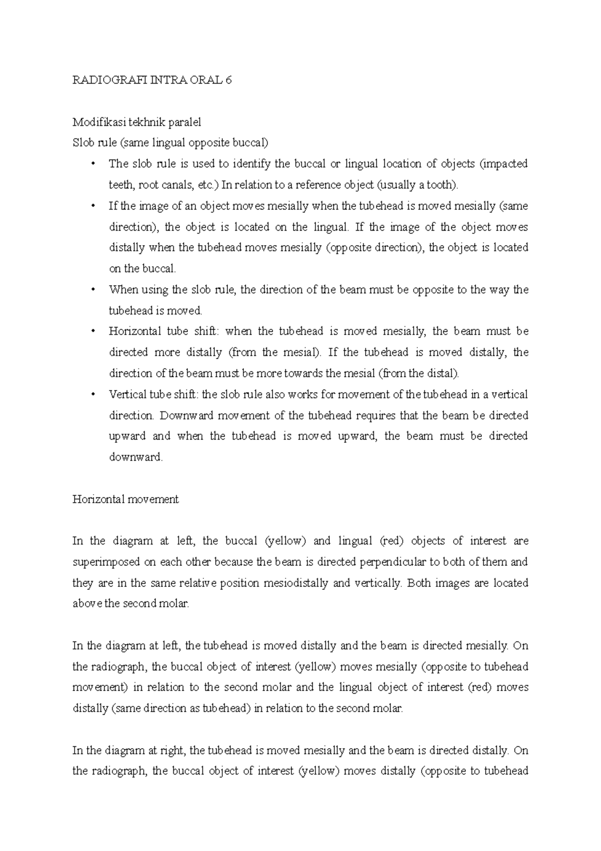 Radiografi Intra Oral 6 - RADIOGRAFI INTRA ORAL 6 Modifikasi tekhnik ...