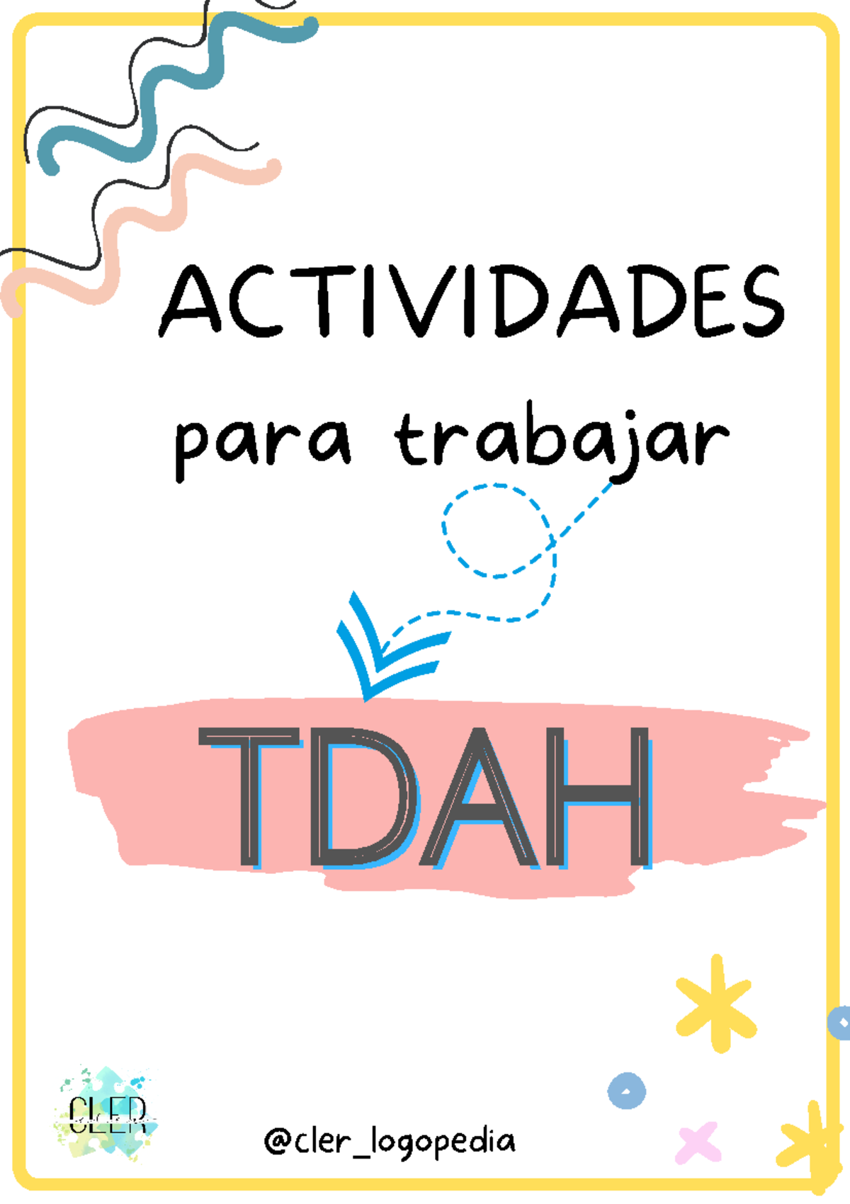 Tdha - Actividades tdah y tea - TDAHTDAH ACTIVIDADES para trabajar ...