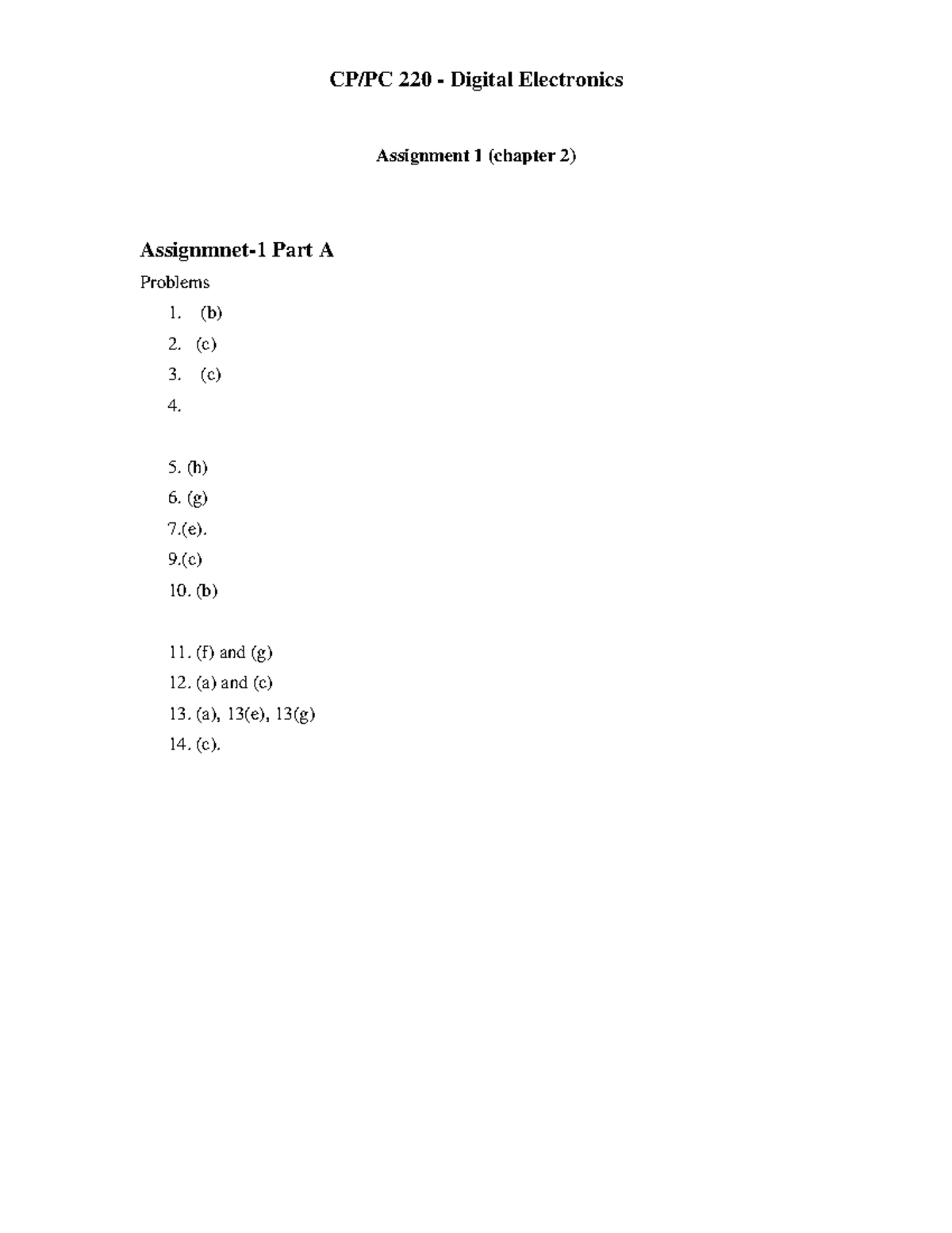 Cp220 assignment 1 Solution - CP220 - WLU - Studocu