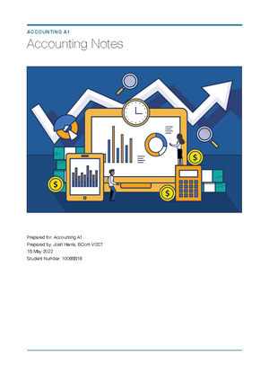 ACBP5111 - Accounting 1A - Studocu