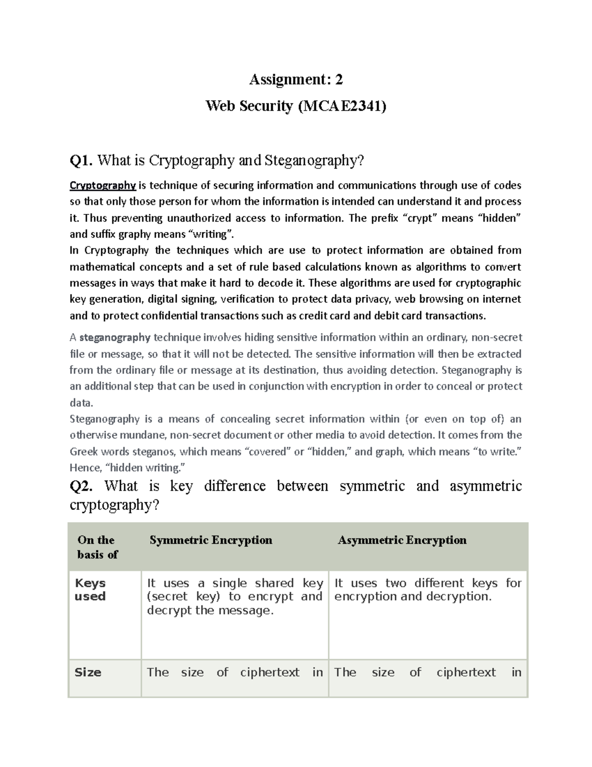 Assignement-2 - In this pdf i am explaining about web security ...