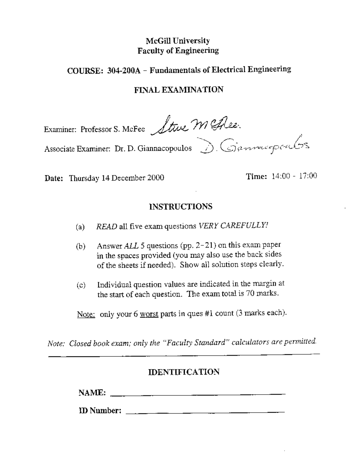 Final December 2000 - This character description generator will ...