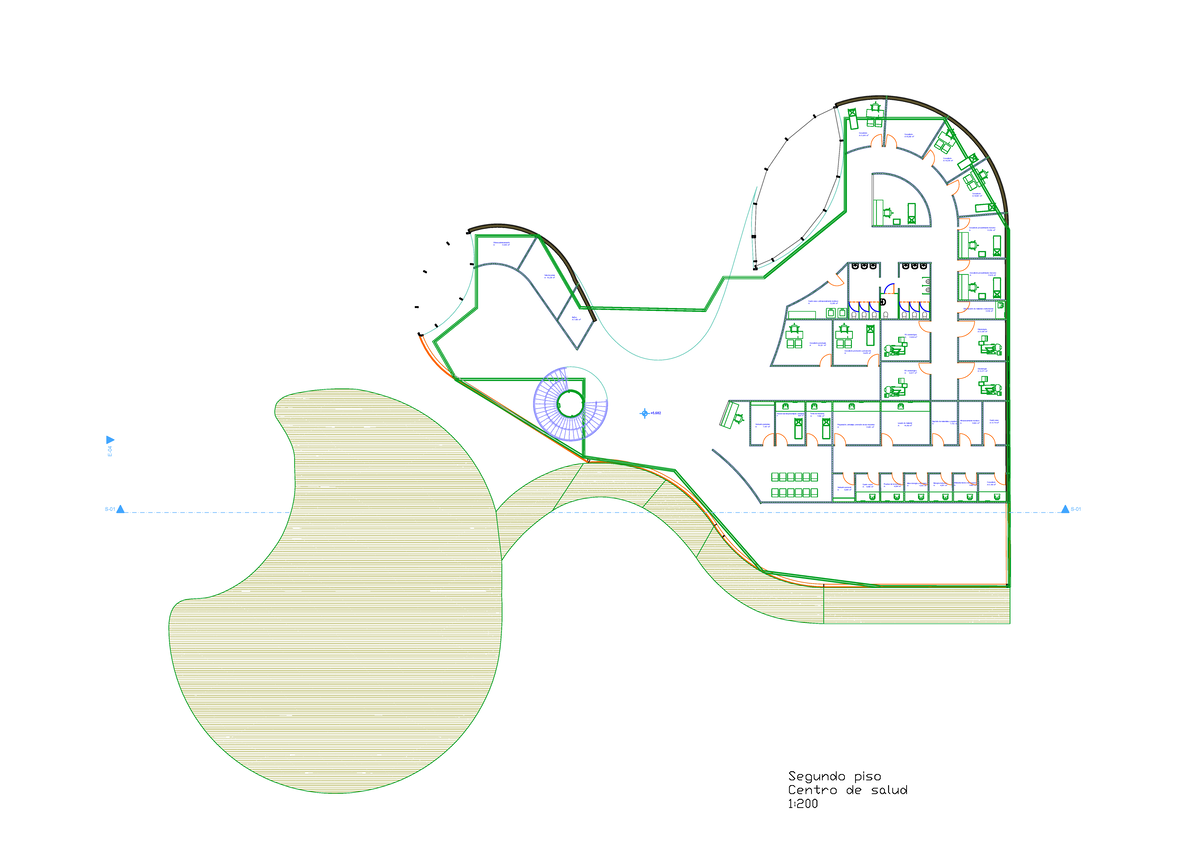 2do piso-Model - VBVBVB - 13,105 m 2 Odontología A: 12,371 m 2 ...