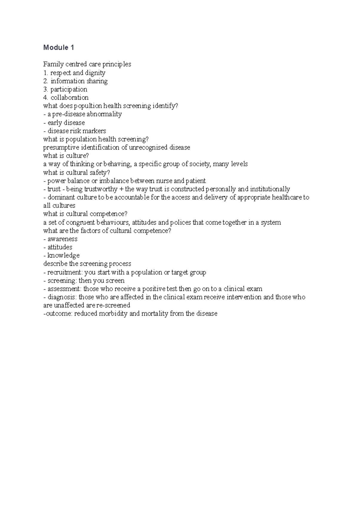 Module 1 - Introduction To The Nursing Profession And Independent ...