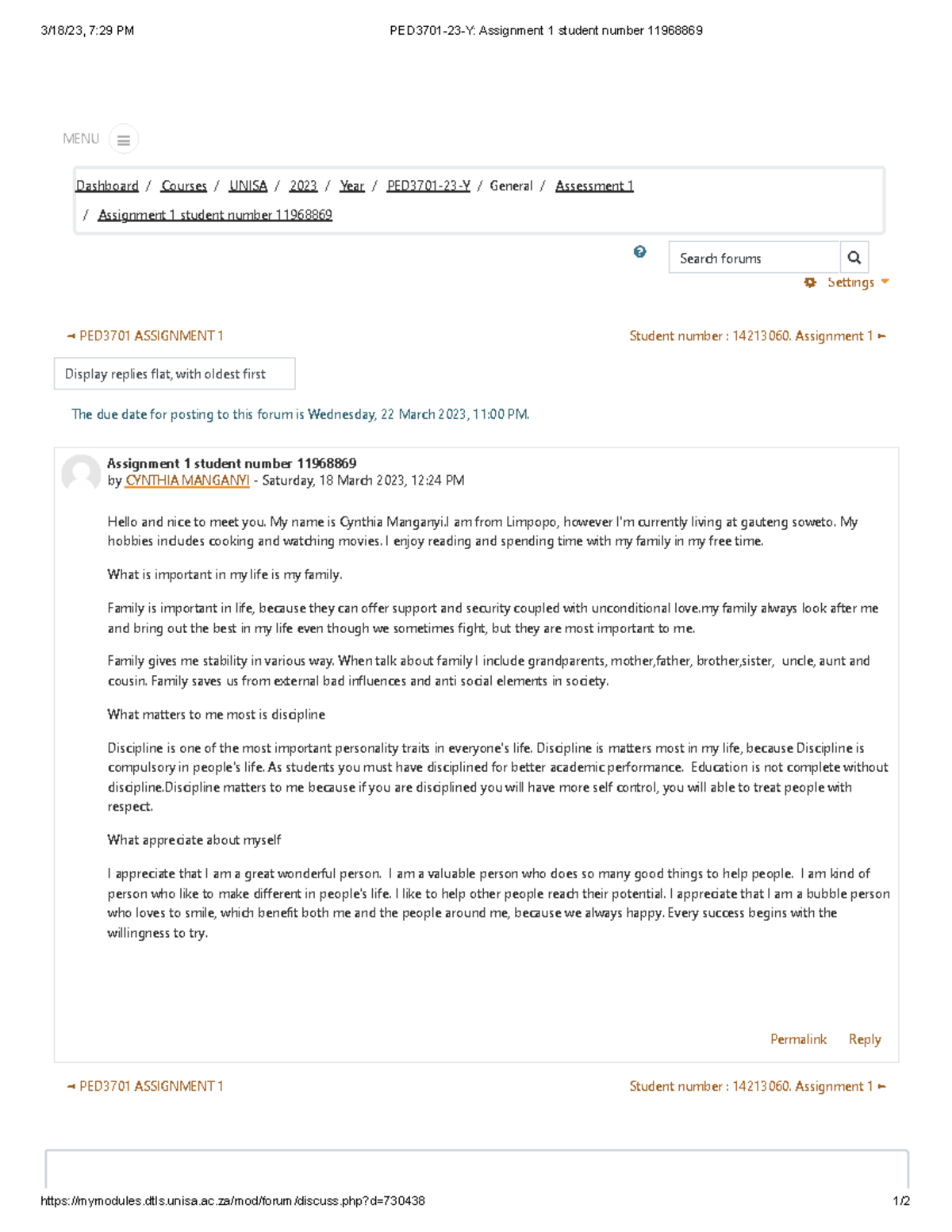 PED3701-23-Y Assignment 1 student number 11968869 - 3/18/23, 7:29 PM ...