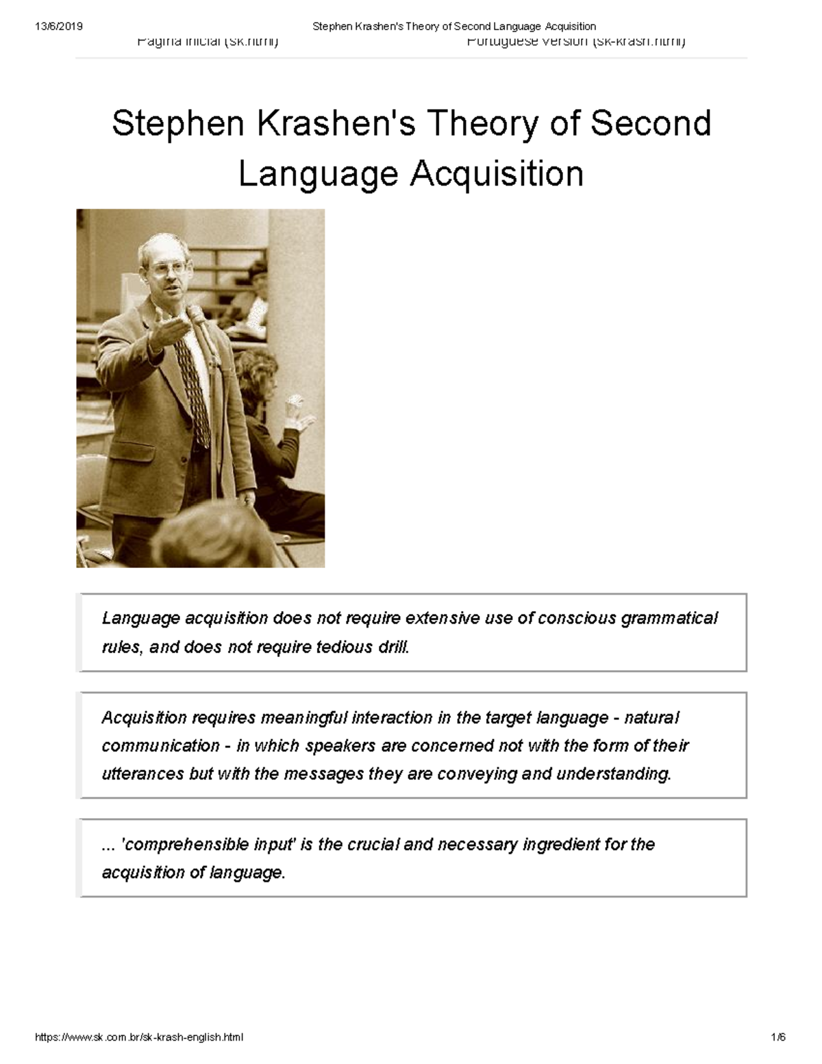 4142007 67 Stephen Krashen s Theory of Second Language Acquisition ...
