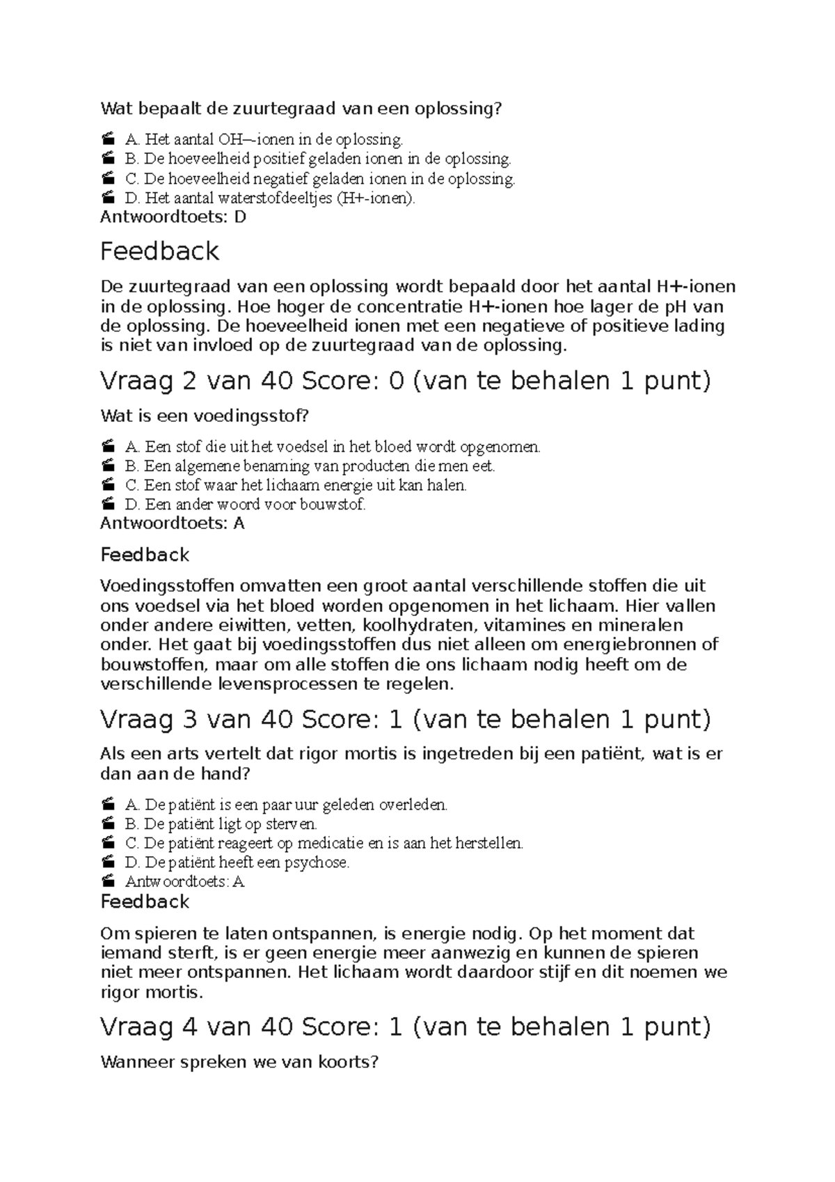 Oefentoets Antonomie - .............................. - Wat bepaalt de ...