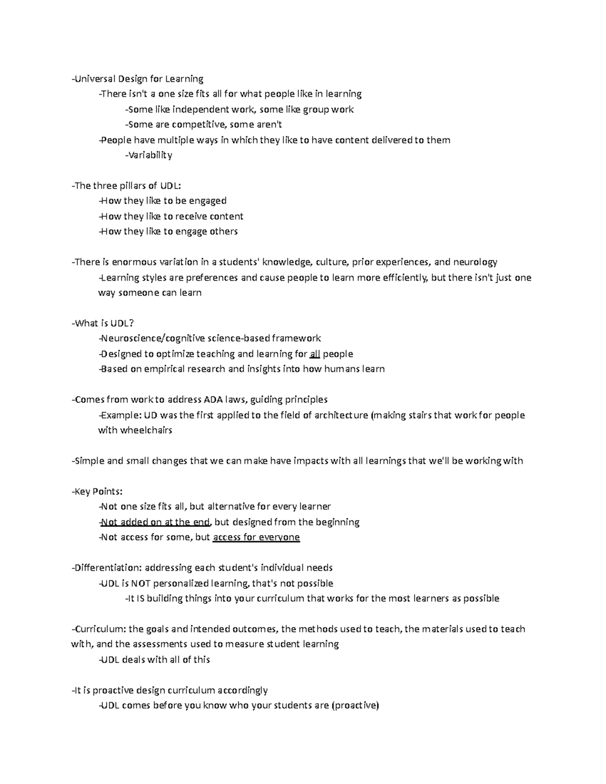 UDL - An introduction to universal design for learning, along with the ...