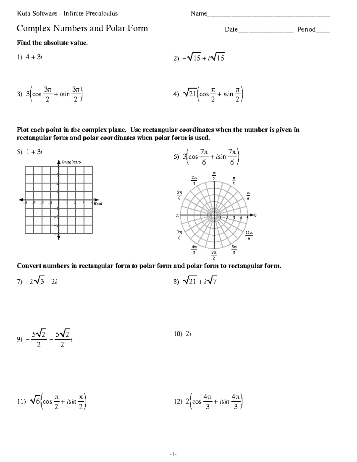 06 - Complex Numbers and Polar Form - ©U Z 2 d 0 j 1 y 6 b qKYustOa ...