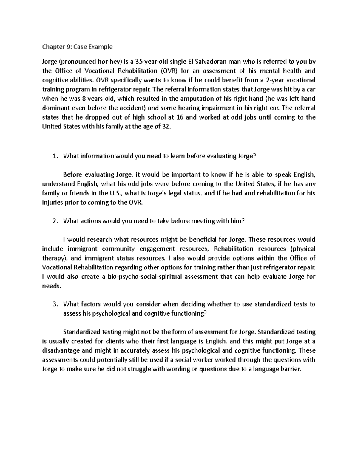 Advanced SWRK Journal Entry #3 - SWRK MSW - SLU - Studocu