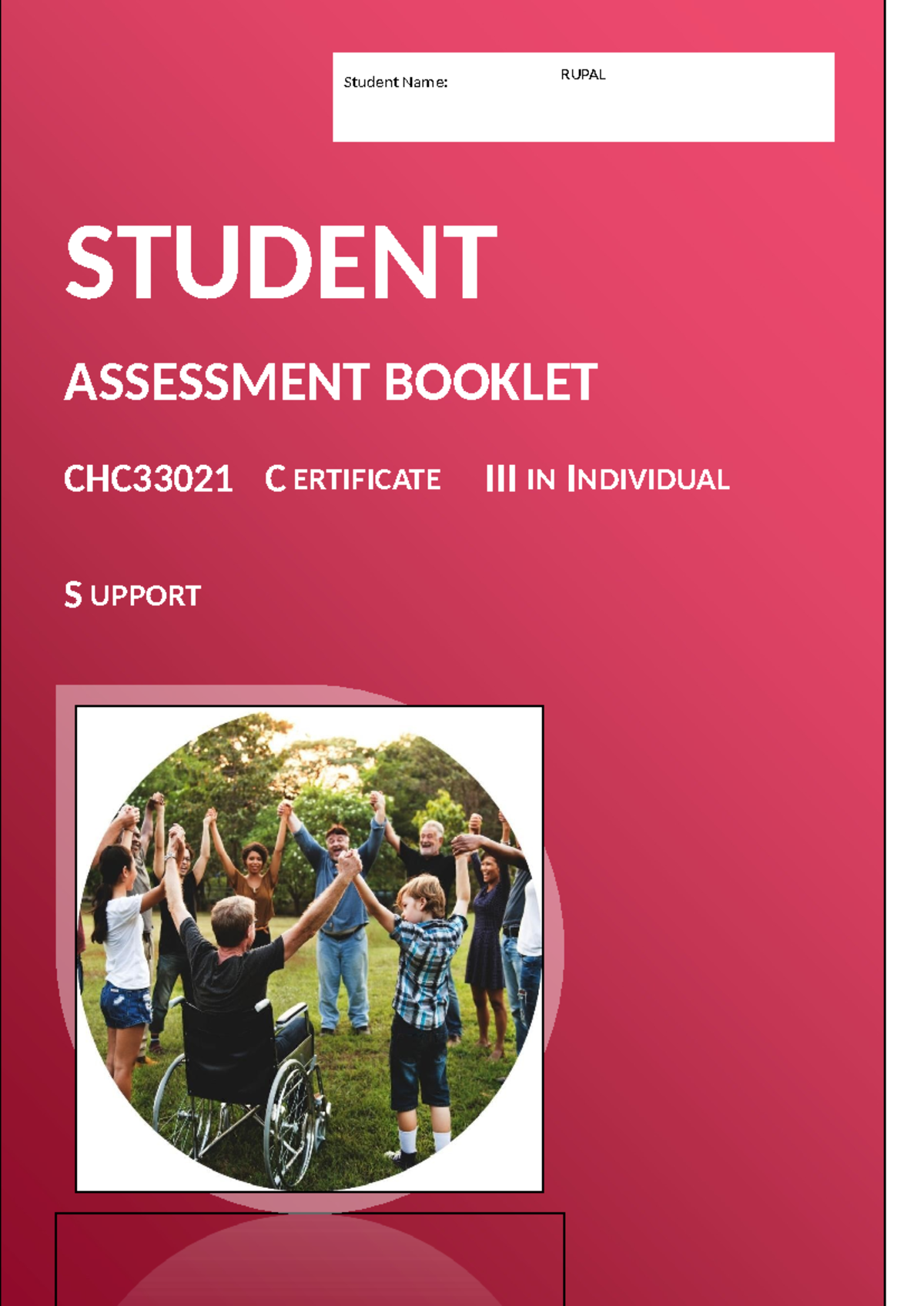 Chcccs 041 Recognise healthy body systems - RUPAL Student Name: STUDENT ...