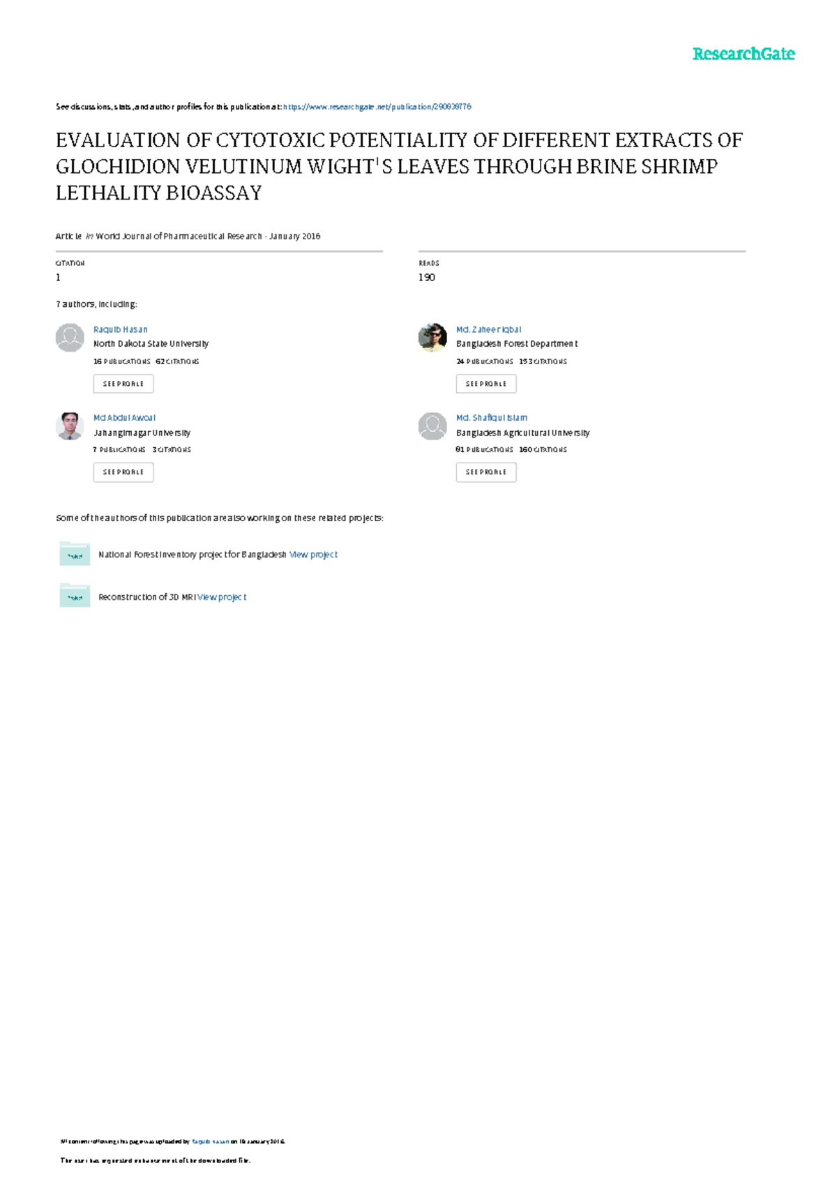 Article wjpr 1451787128 - See discussions, stats, and author profiles ...