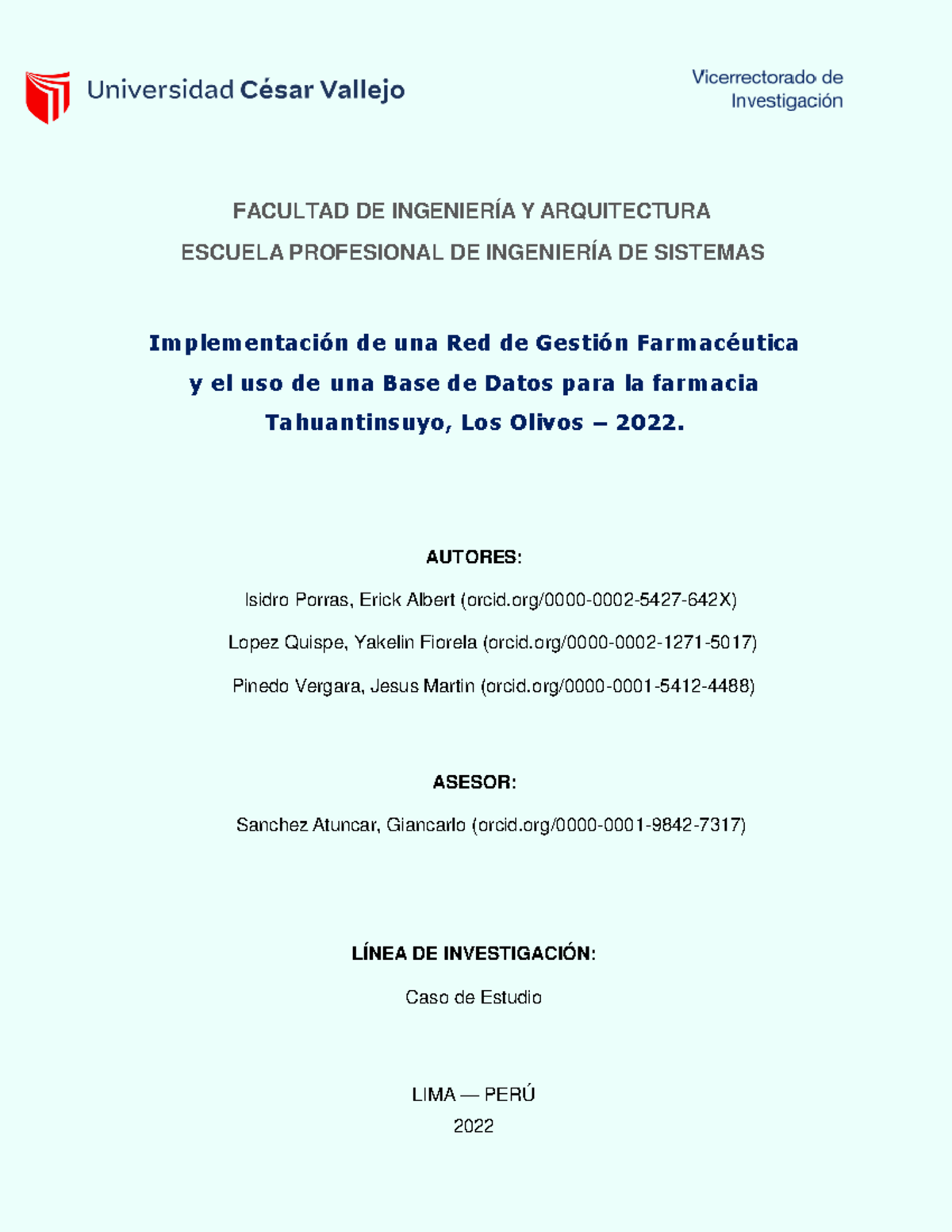 Infor FUN TEC 2DO Avance Grupo 5 - FACULTAD DE INGENIERÍA Y ARQUITECTURA ESCUELA PROFESIONAL DE ...