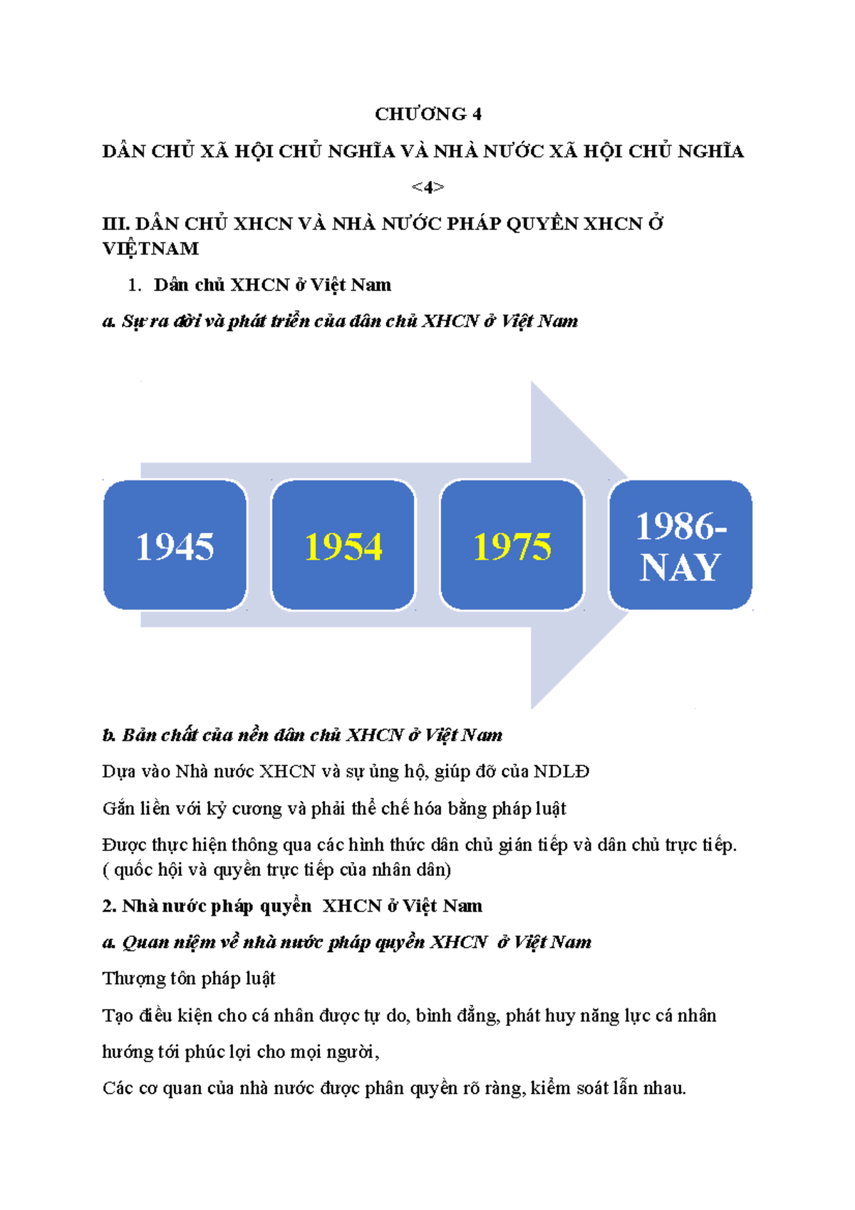 CHƯƠNG 4 Dân chủ xhcn và nhà nước xhcn 4 - CHƯƠNG 4 DÂN CHỦ XÃ HỘI CHỦ ...