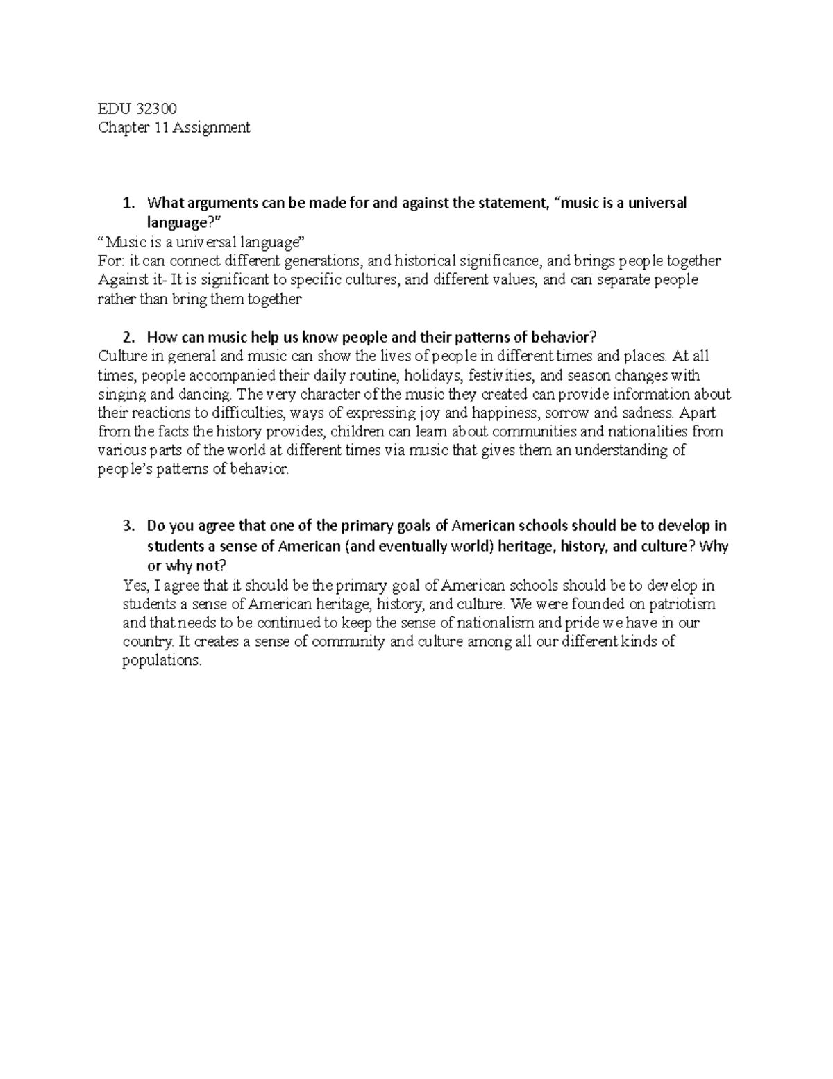 Chapter 11 Summary Assignment - EDU 32300 Chapter 11 Assignment What ...