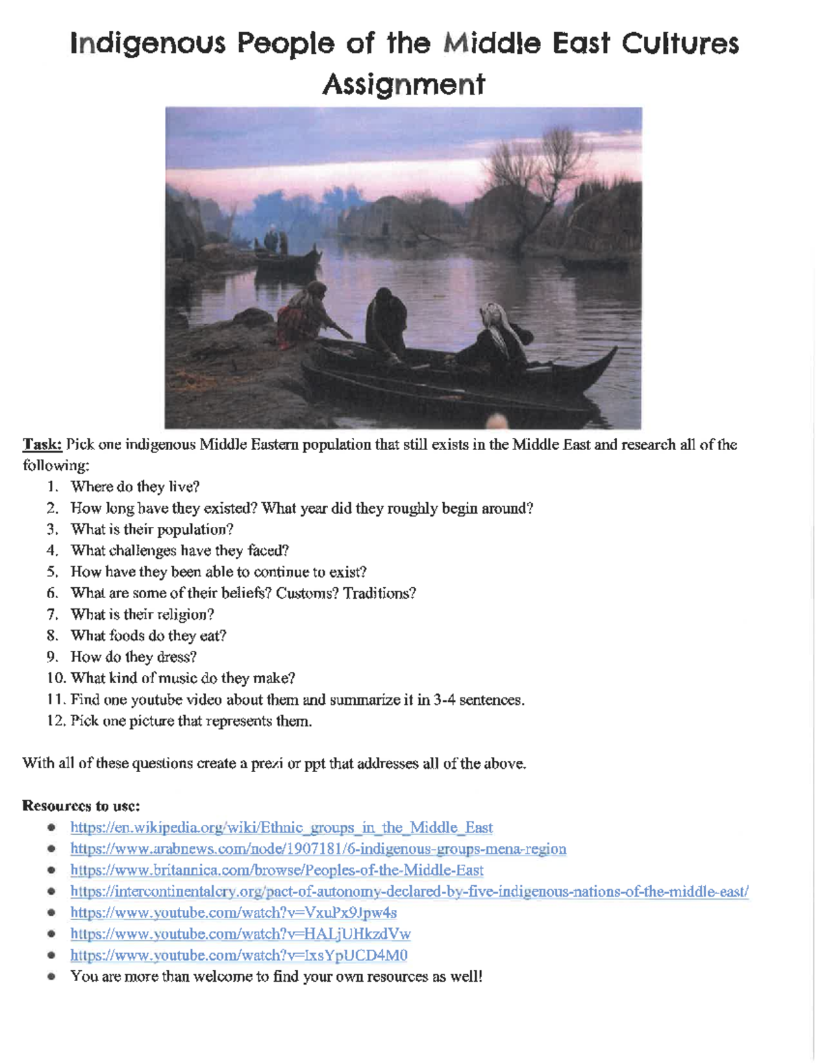 Indigenous assignment - Studocu