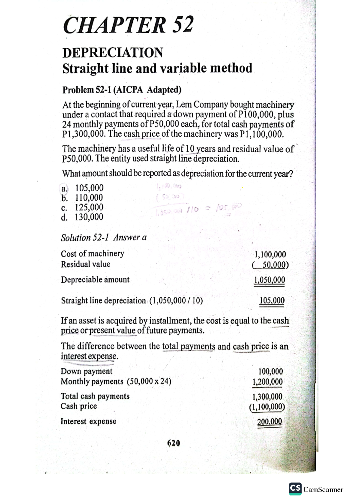 PRAC - Depreciation - Prac 1 - Intermediate Accounting 1 - Studocu
