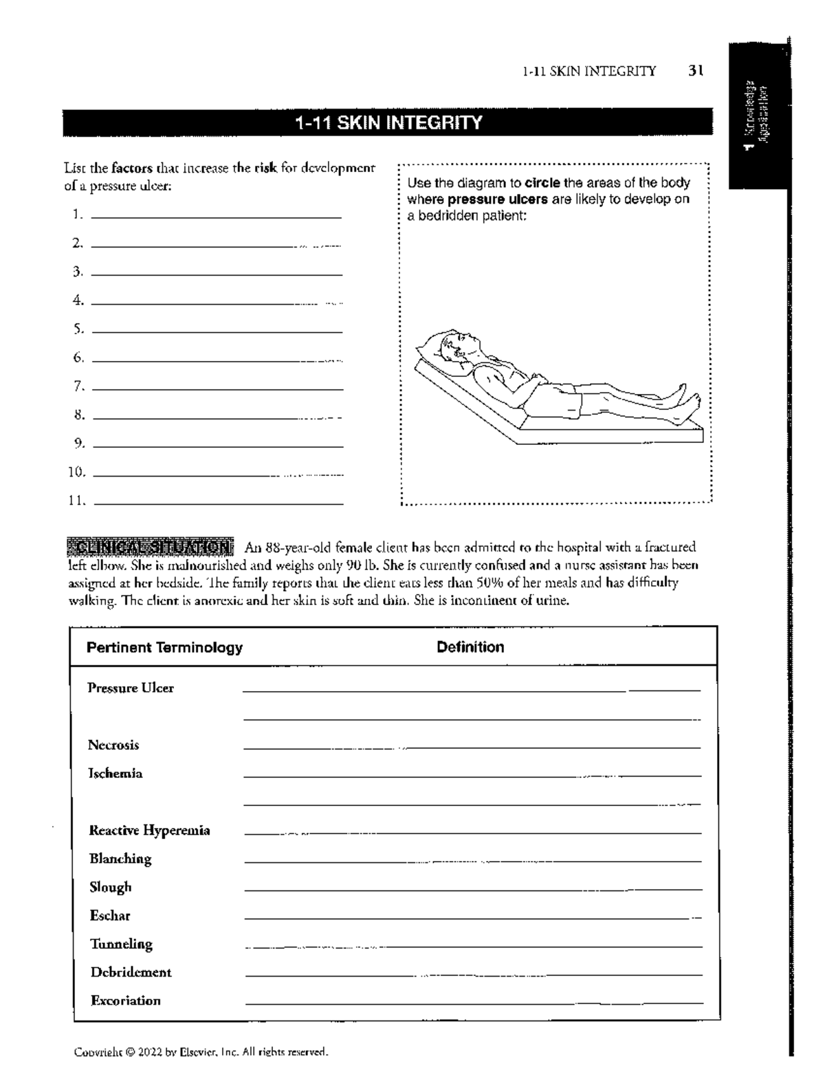 Week 6 Skin Integrity Student - NUR1211 - Studocu