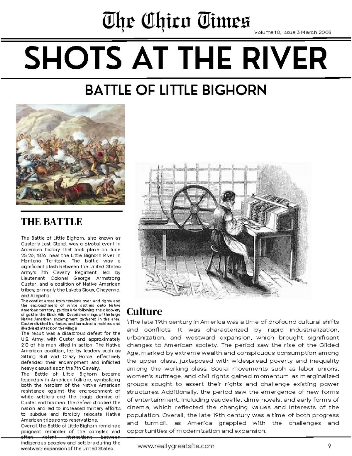 White and Black Professional Magazine Cover - The Chico Times SHOTS AT ...