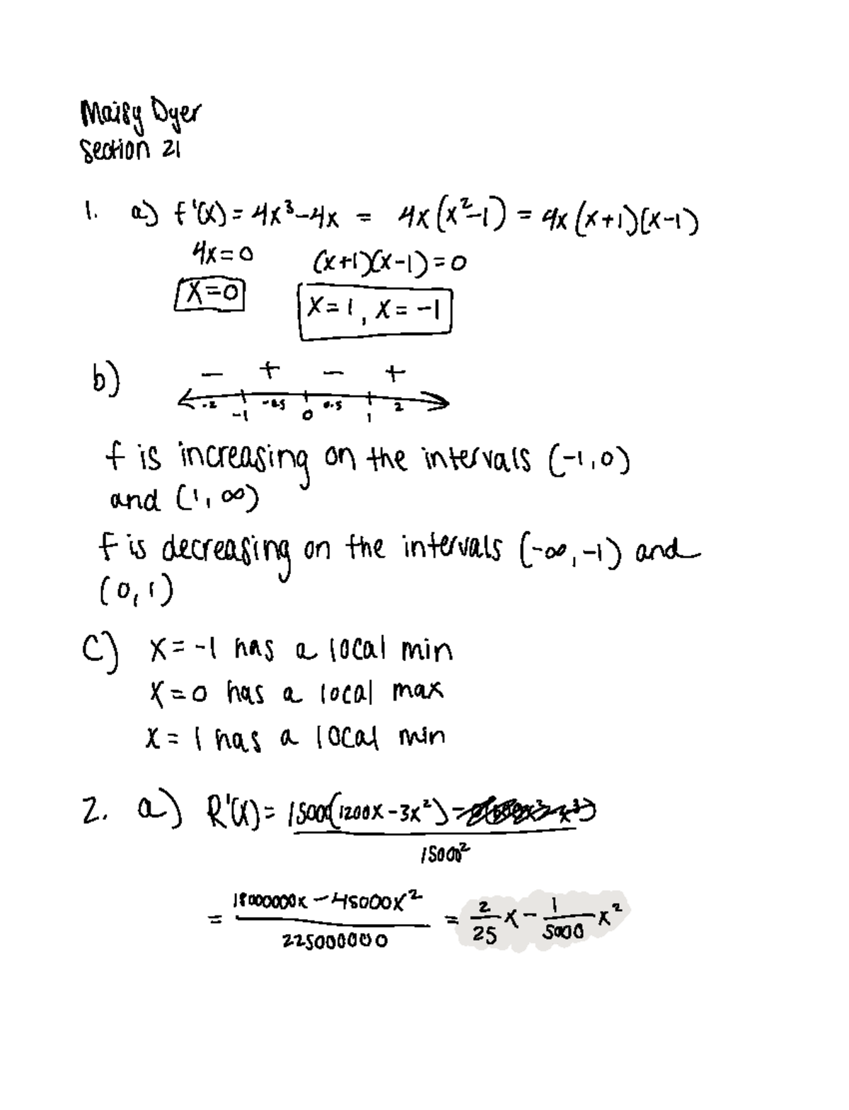 HW08 - HW08 - MaisyDyer section 21 1 a f ex 4 3 4 x 4 x X1 ax Ati x 1 ...