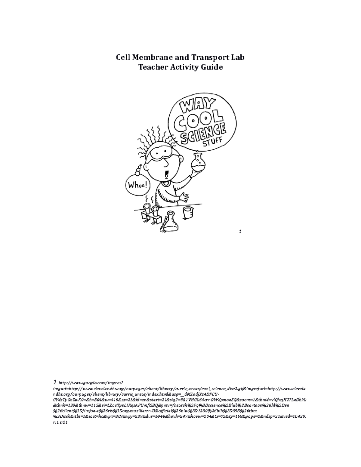 Jt teachers celltransport - Cell Membrane and Transport Lab Teacher ...