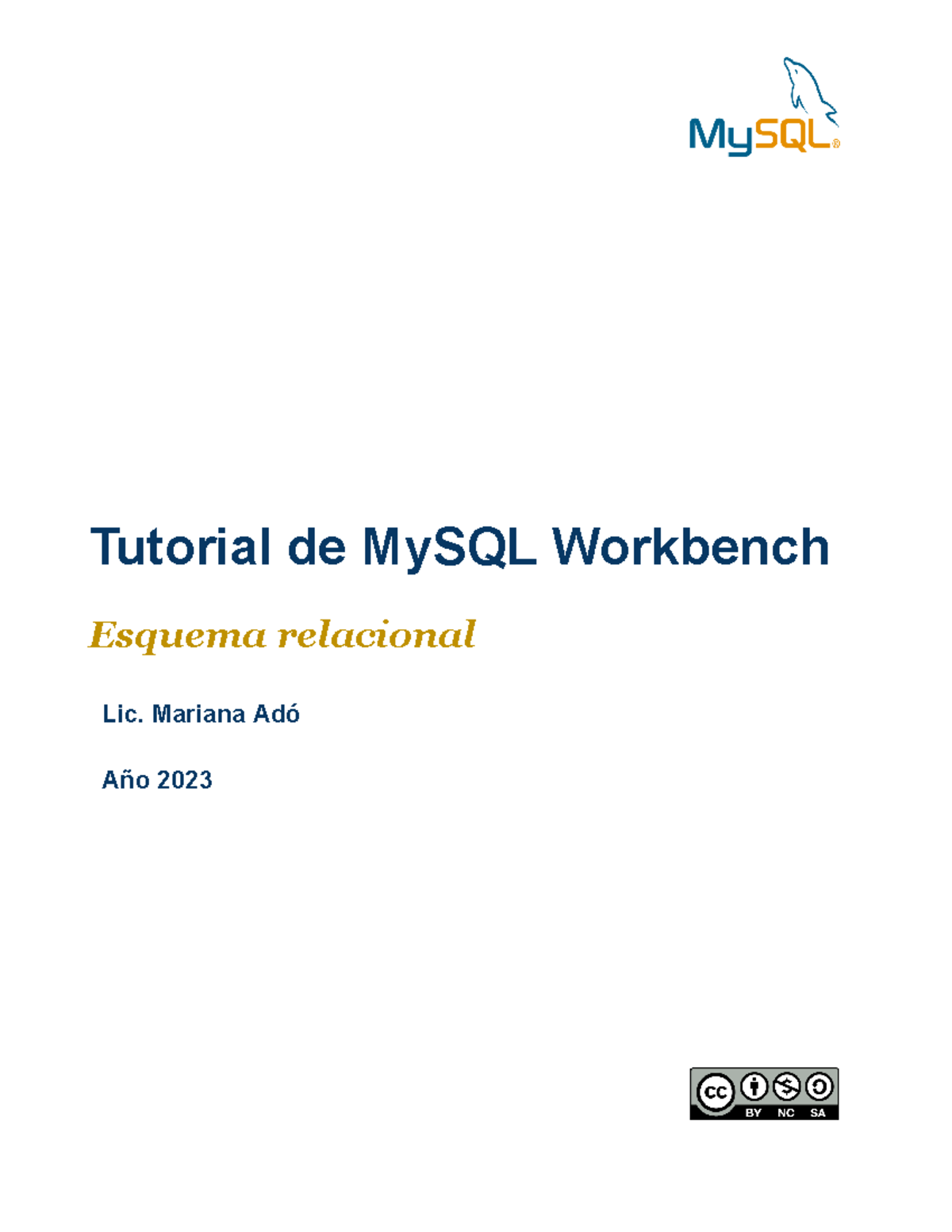 Tutorial My SQL Workbench 2023 - Tutorial de MySQL Workbench Esquema ...