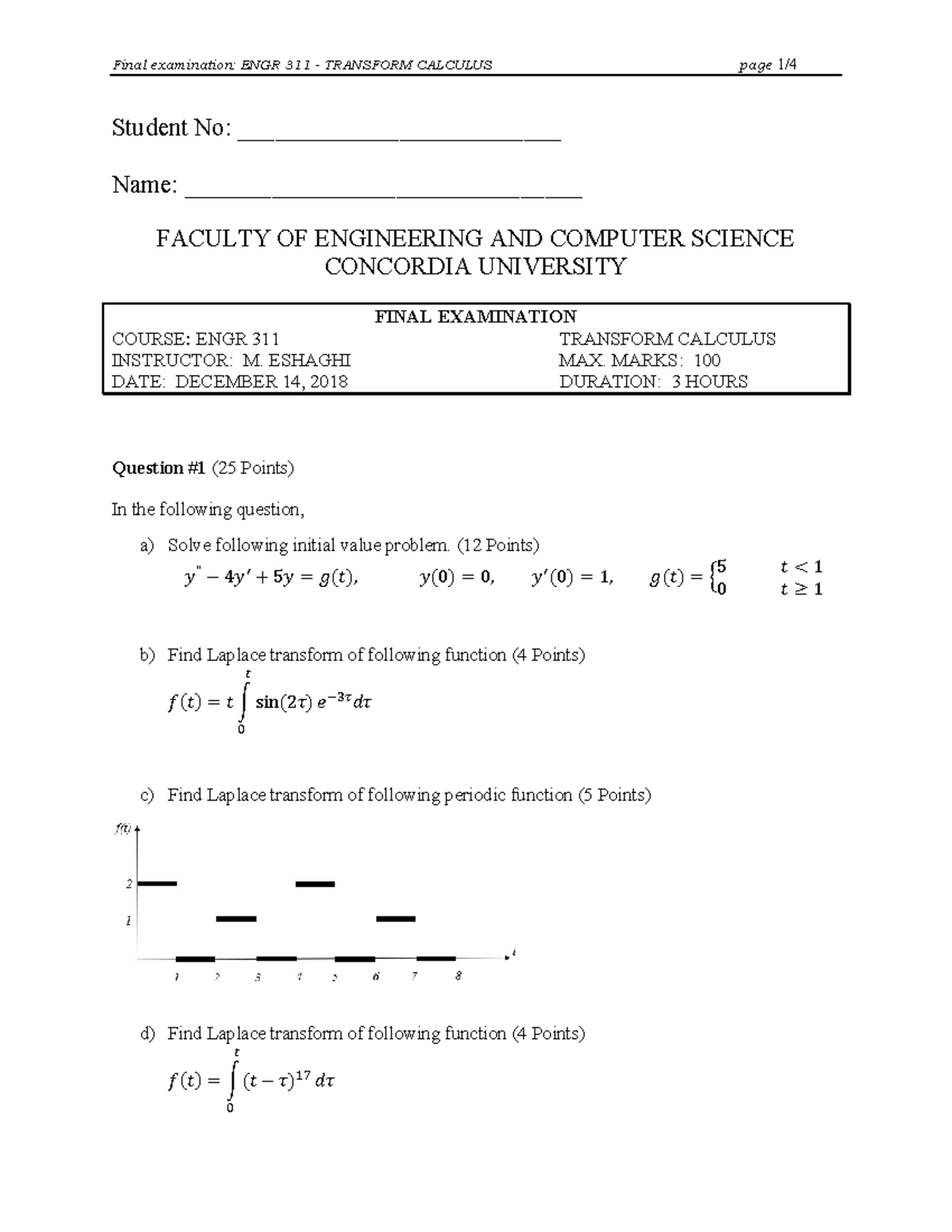 Final 14 December 2018, questions and answers - page 1/4 Final ...