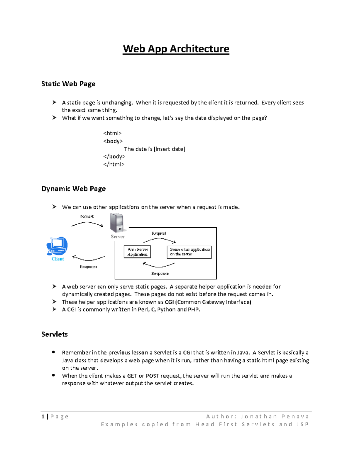 Web App Architecture - Jonathan Penava - Web App Architecture Static ...