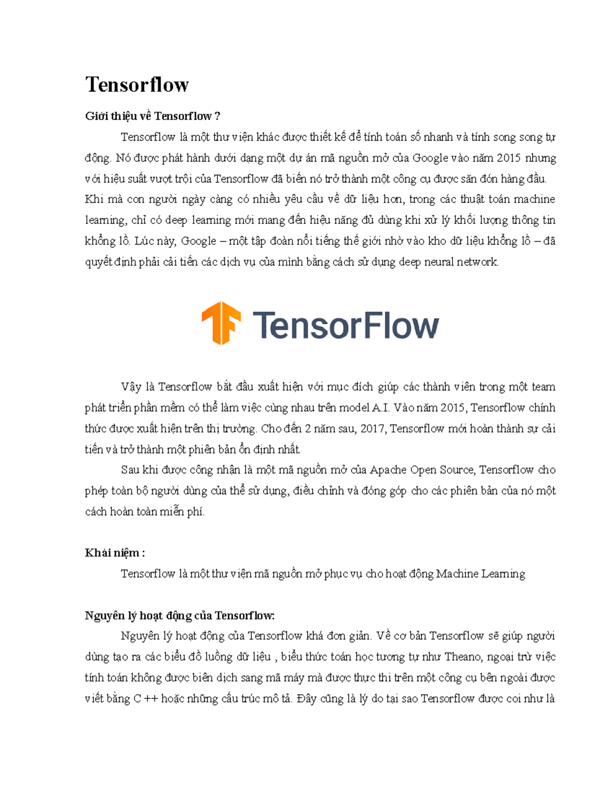 24-31 - ABC - Tensorflow Giới thiệu về Tensorflow? Tensorflow là một ...