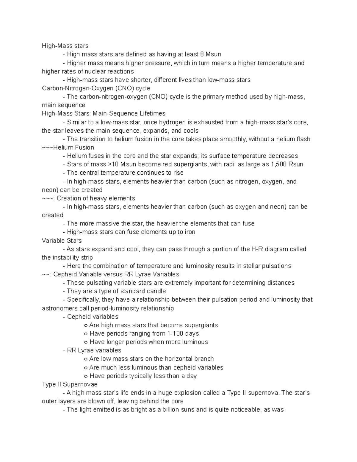 ASTR 100 Ch 13 Notes High Mass Stars High Mass Stars Are Defined As astr-100-ch-13-notes-high-mass-stars-high-mass-stars-are-defined-as