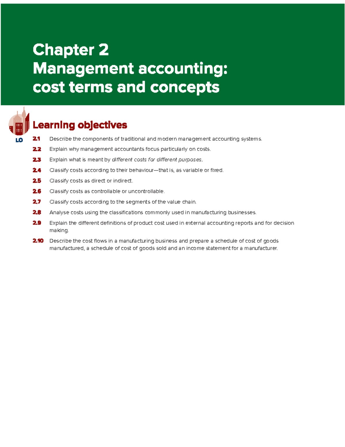 C2 - Management Accounting (AF201) Management Accounting (AF201 ...