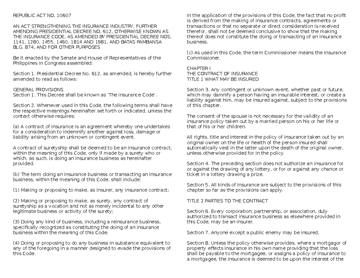 Insurance Code - these contemporary learning methodologies and ...