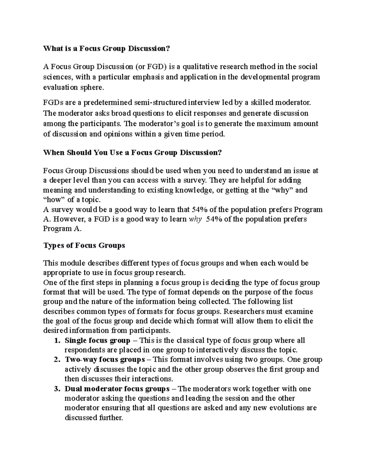 Fgd Focus Group Discussion Method What Is A Focus Group Discussion