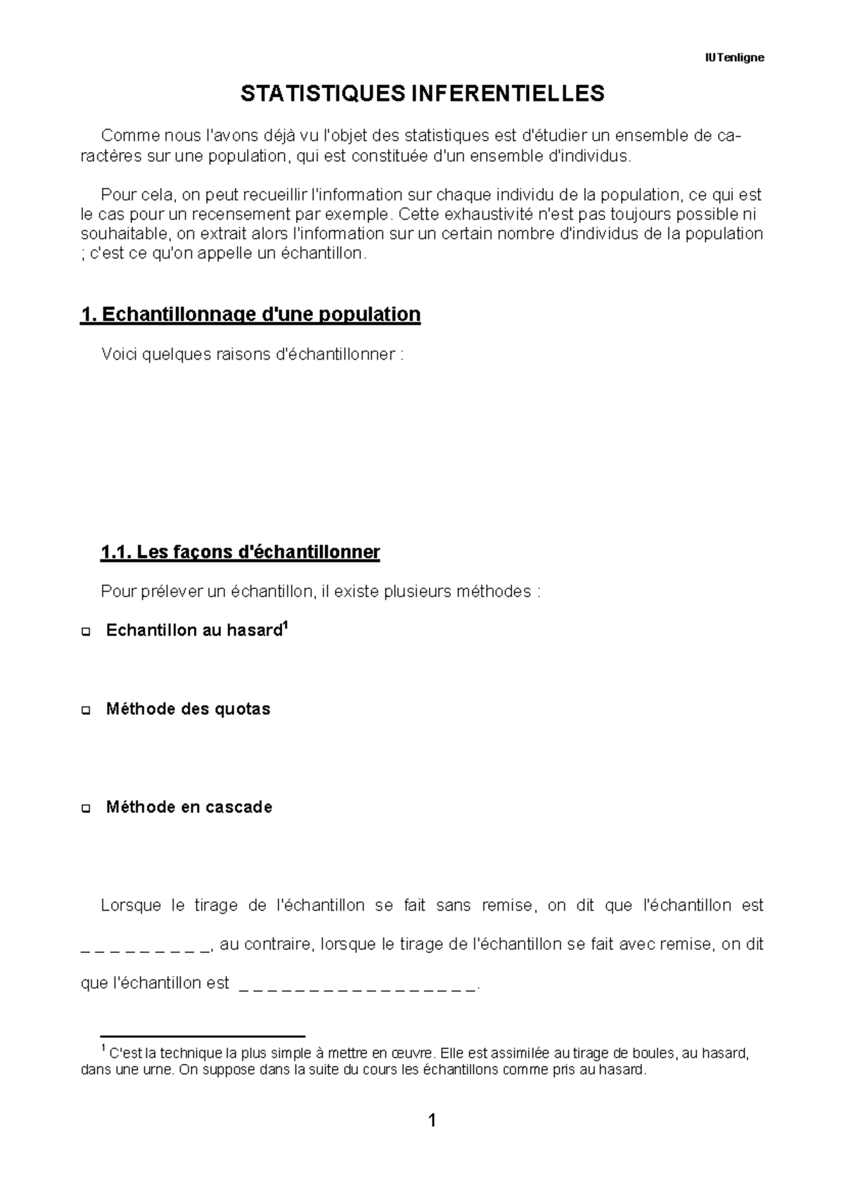 Estimacompleter - Notes de cours sur la théorie de l'estimation ...