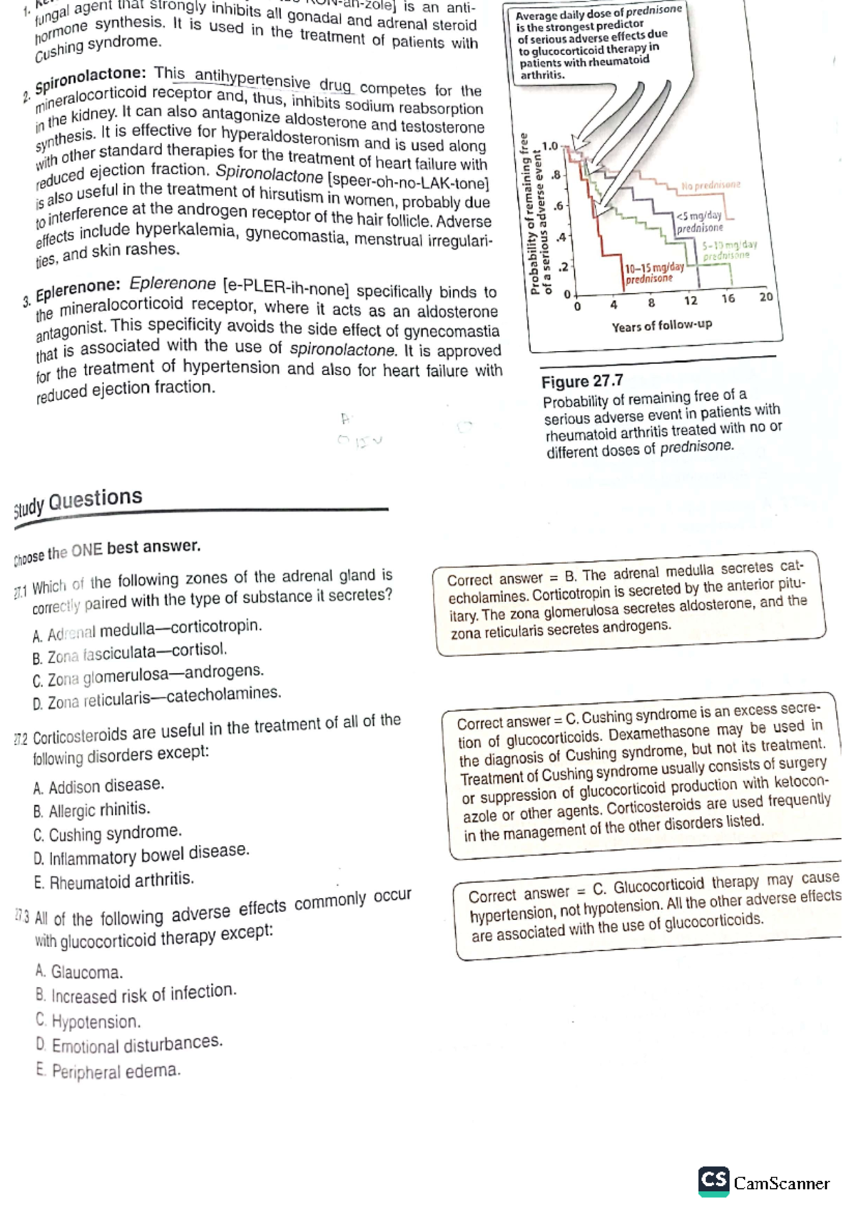 Corticosteroids MCQS - Programming for Data Science - CamScanner CamScanner - Studocu