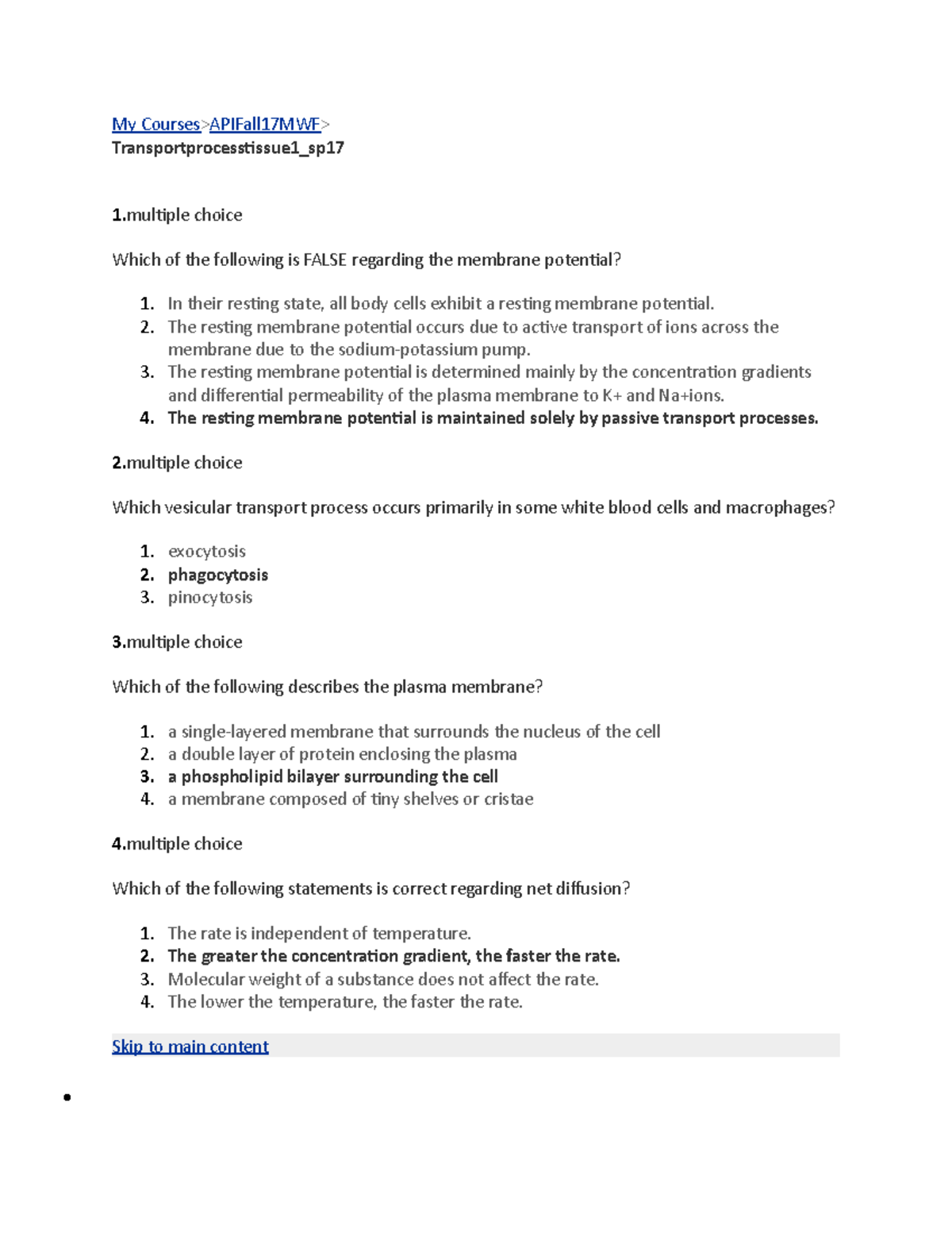 Exam 1 Learning Catalytics - My Courses>APIFall17MWF ...