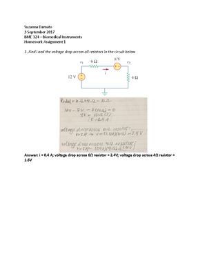 Lab Report Number 2 - LAB #1 Introduction to LabChart 7 BME 324 Biomedical Instruments ...