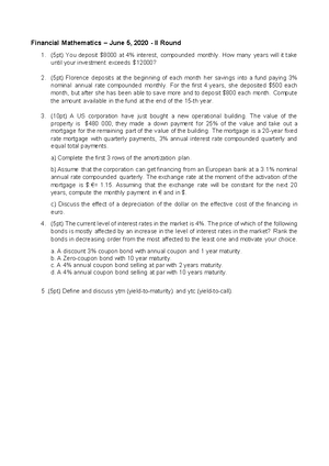 Sample-questions - ... - SOCIETY OF ACTUARIES EXAM FM FINANCIAL ...