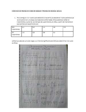Ejercicios. Estadística EJERCICIOS CON PROCEDIMIENTOS, RESUELTOS ...