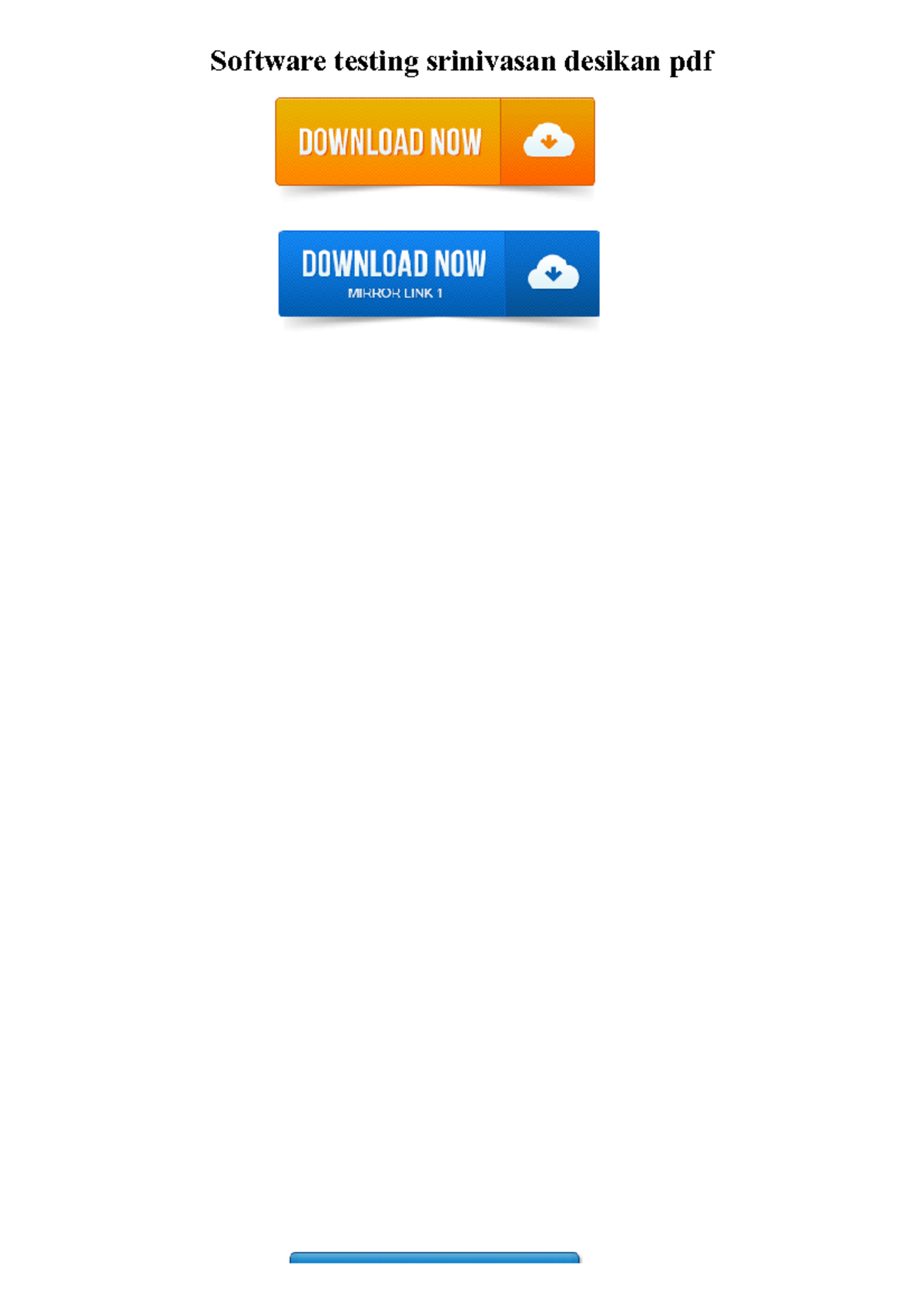 Dlscrib - stqa - Software testing srinivasan desikan pdf Software ...