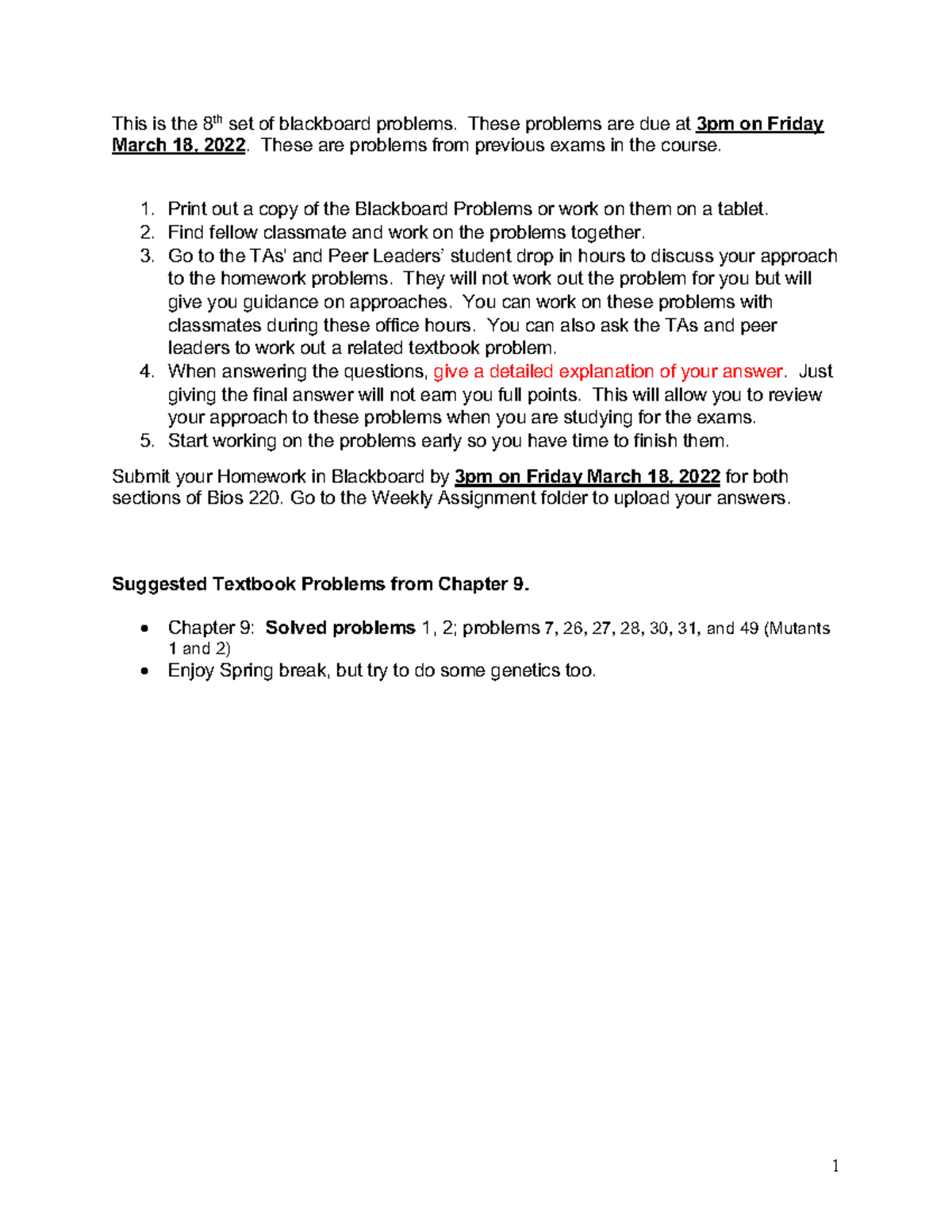 2022 HW 8 v3 - Course - This is the 8 th set of blackboard problems. These problems are due at ...