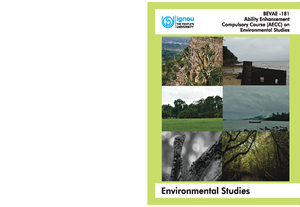 EVS - Environmental science : theory into practice I - Environmental ...