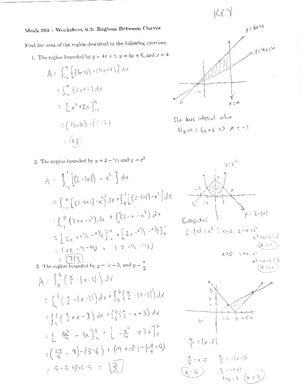 Worksheet 6.3 Key - MATH 201 - Studocu