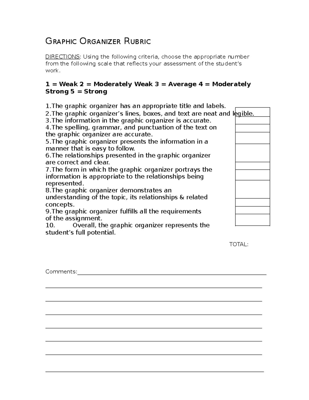 Grading Rubrics for Physical Education Performance - Studocu